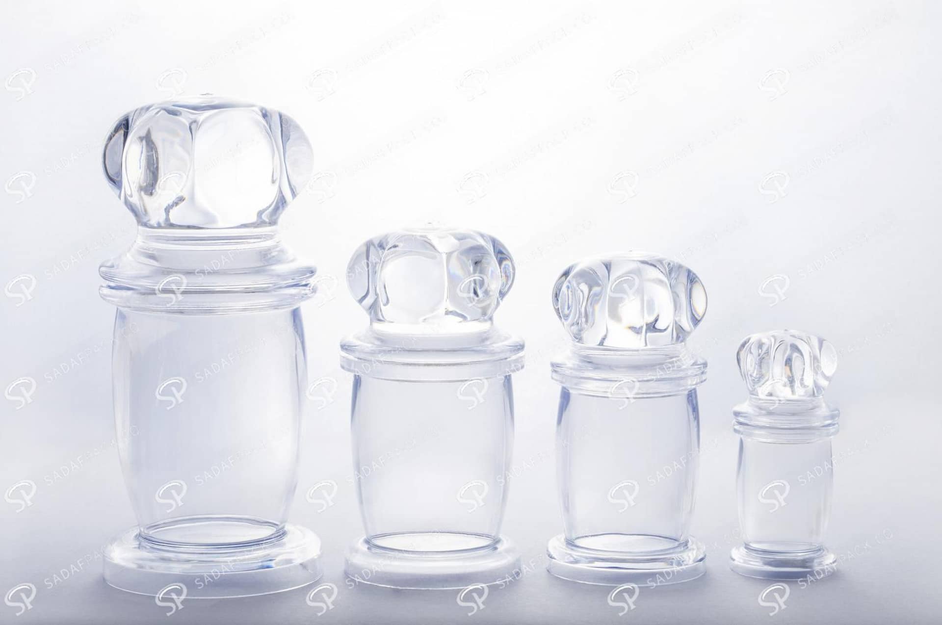 Poly Crystal Saffron Container - Milad - SadafPack