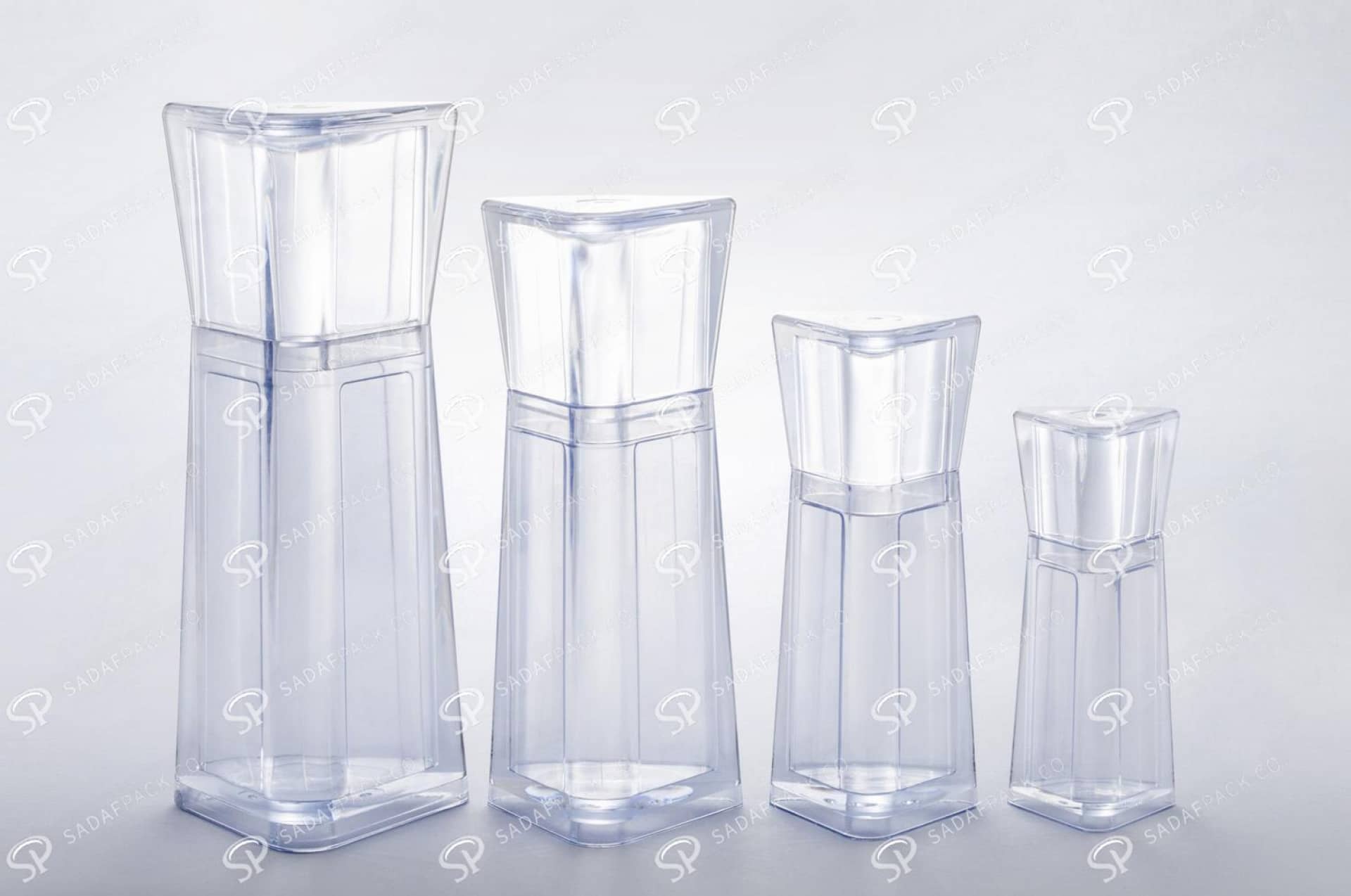 Poly Crystal Saffron Container - Almas - SadafPack